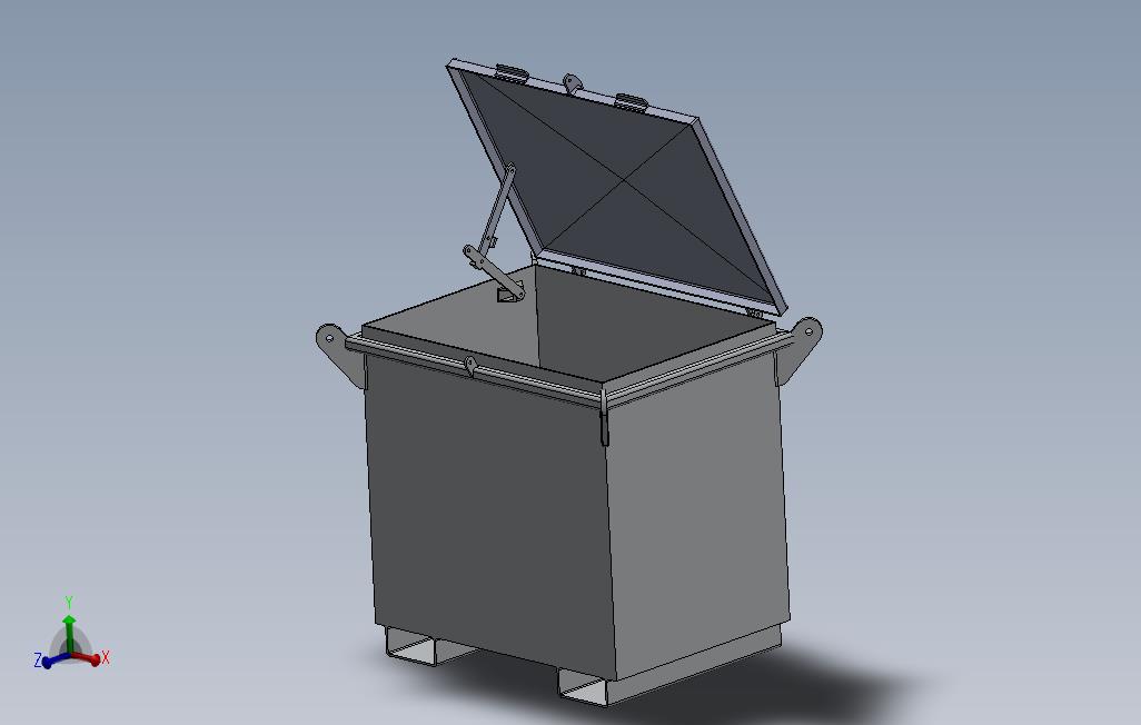 _基德盒4x3x4Ft_SOLIDWORKS 2016_模型图纸免费下载 – 懒石网