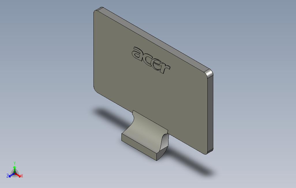 _宏基显示器_STEP_模型图纸免费下载 – 懒石网
