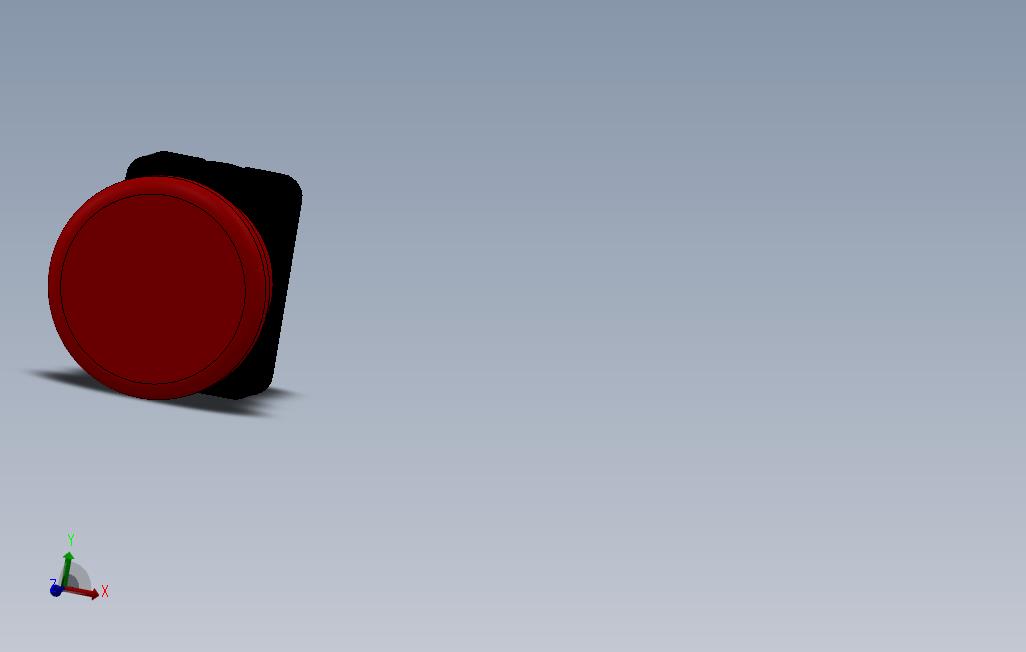 工业机器的紧急停止按钮solidworks 2017模型图纸免费下载 懒石网