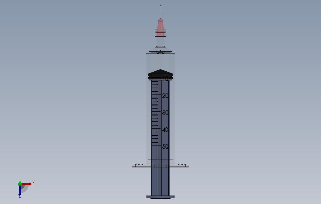 带针医用注射器solidworks 2015模型图纸免费下载 懒石网