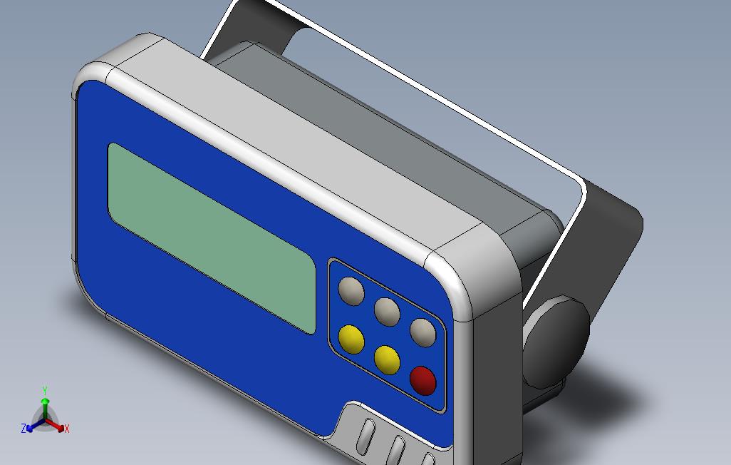 数字称重传感器时钟solidworks 2012模型图纸免费下载 懒石网