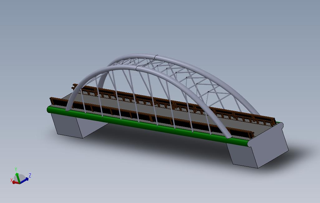 _桥_SOLIDWORKS 2017_模型图纸免费下载 – 懒石网