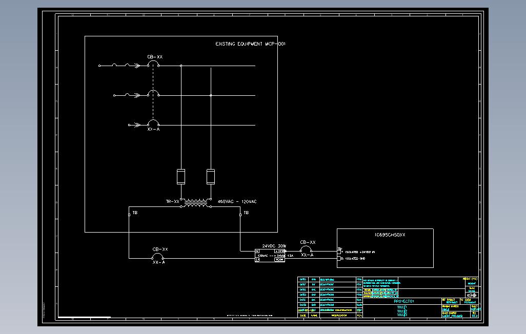 _24VDC配电_AutoCAD_模型图纸免费下载 – 懒石网