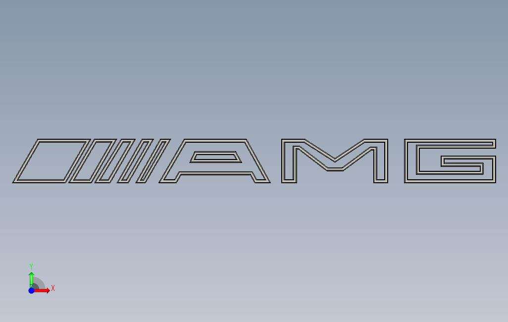 _AMG标志_IGES_模型图纸免费下载 – 懒石网