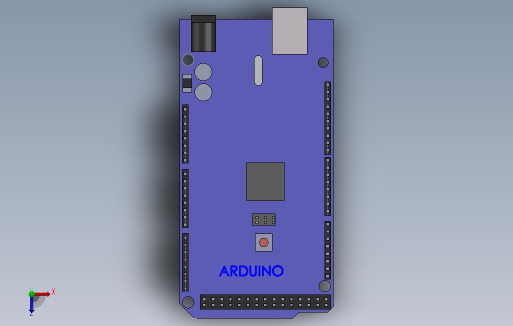 Arduino阿迪诺。solidworks 2012模型图纸免费下载 懒石网