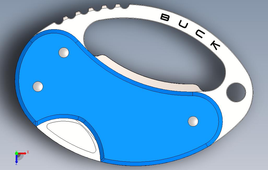 BUCK地铁口袋刀开瓶器_SOLIDWORKS 2011_模型图纸免费下载 – 懒石网