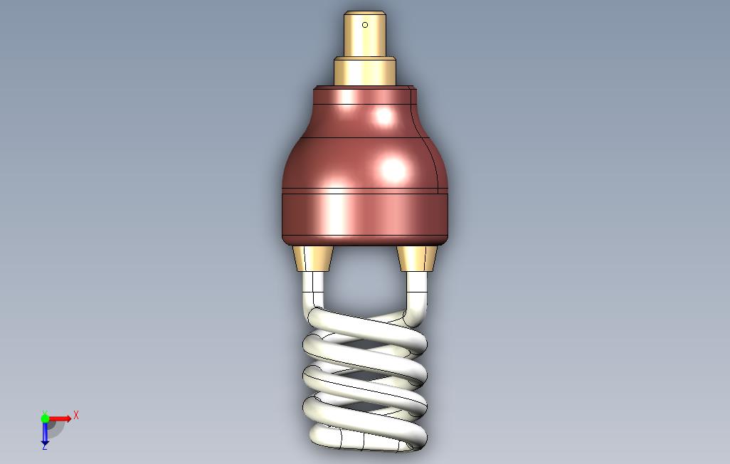 CFL灯泡1234_CATIA_模型图纸免费下载 – 懒石网