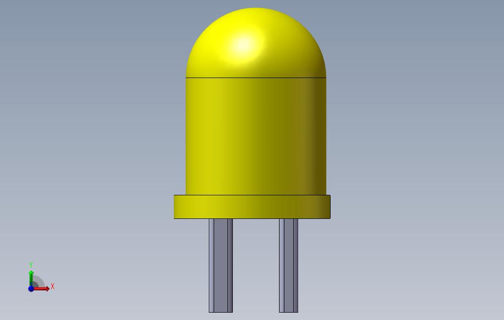 LED3mm黄色_SOLIDWORKS 2007_模型图纸免费下载 – 懒石网