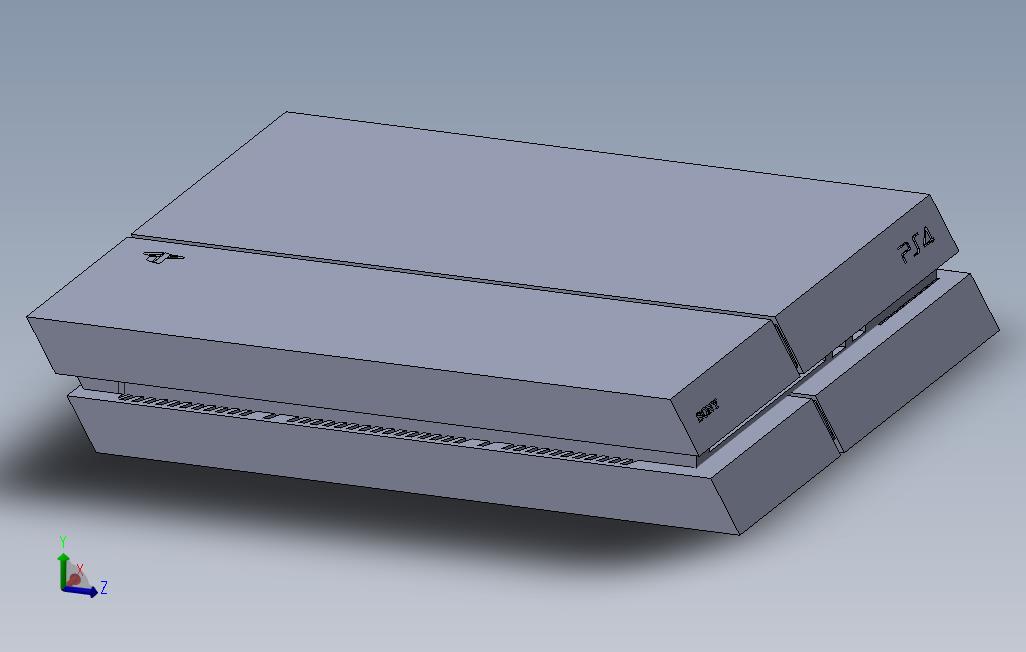 PS4（用于渲染）__模型图纸免费下载 – 懒石网