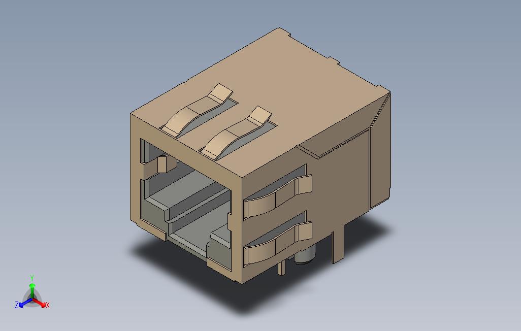 rj45_免费图纸_模型下载 – 懒石网