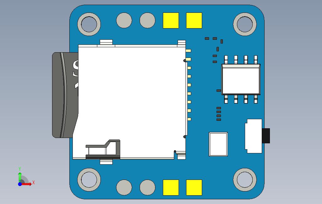 RunCmMiniFPVDVR录像机_STEP_模型图纸免费下载 – 懒石网