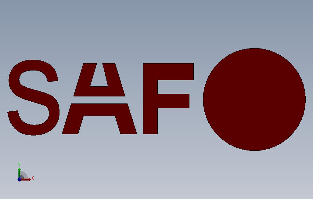 SAF标志_SOLIDWORKS 2018_模型图纸免费下载 – 懒石网