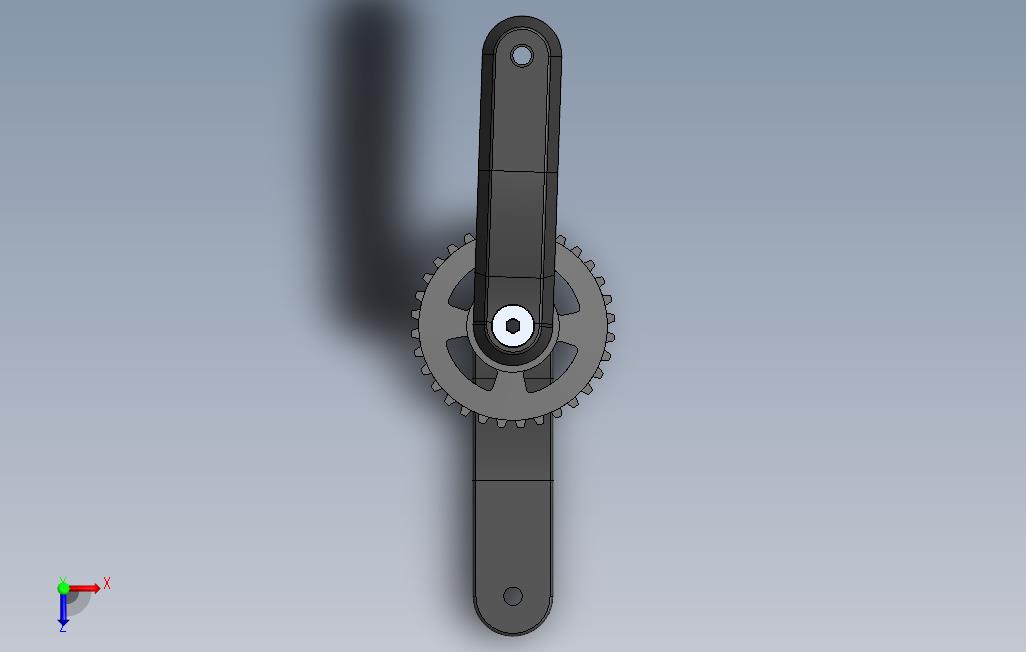 Srmmtb曲柄组solidworks 2017模型图纸免费下载 懒石网