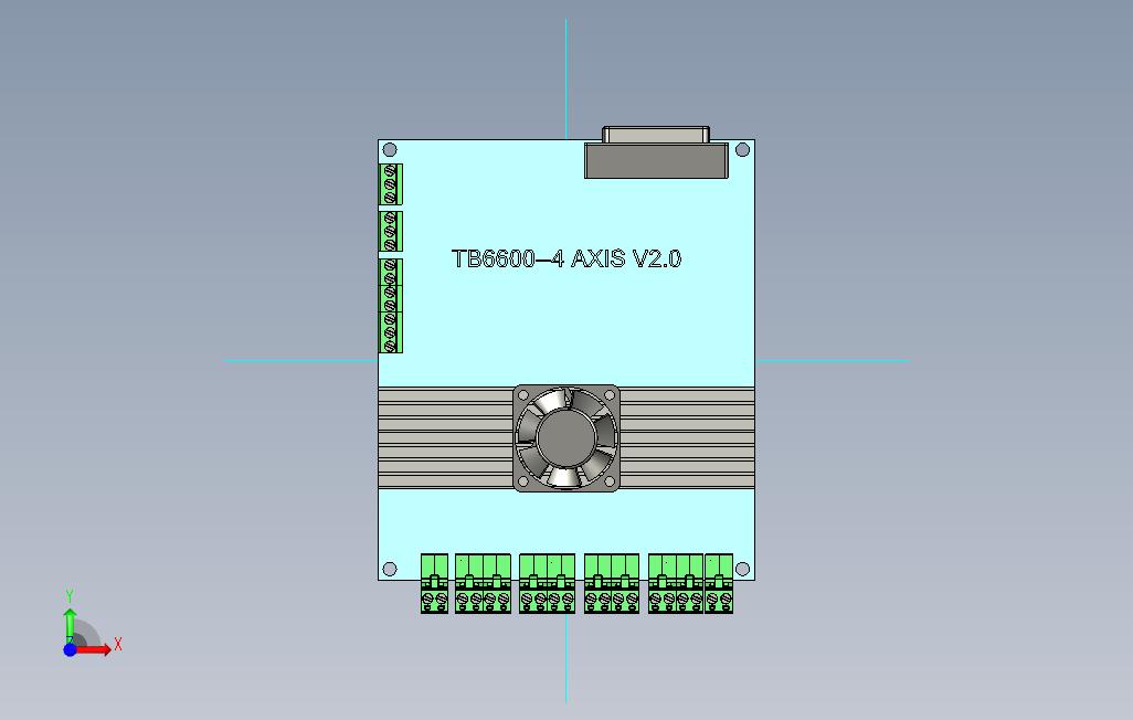 Tb66—4轴v2步进电机驱动器step模型图纸免费下载 懒石网