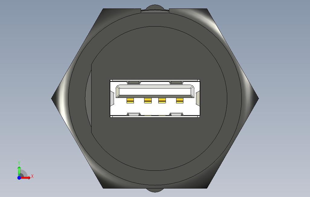 Usb系列a插座多孔2ub31w1step模型图纸免费下载 懒石网