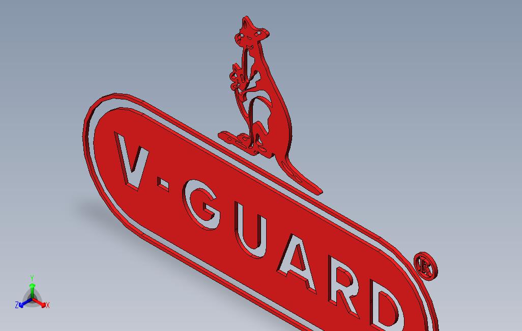 V形防护标志_SOLIDWORKS 2014_模型图纸免费下载 – 懒石网