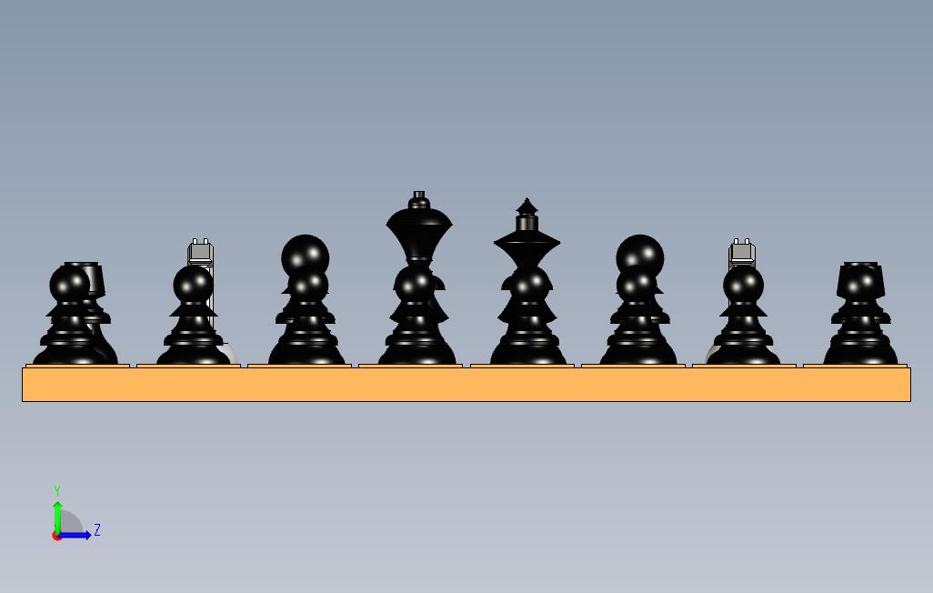 国际象棋12step模型图纸免费下载 懒石网