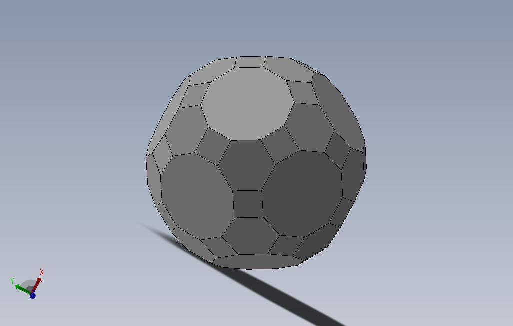 大菱形十二面体solidworks 2012模型图纸免费下载 懒石网