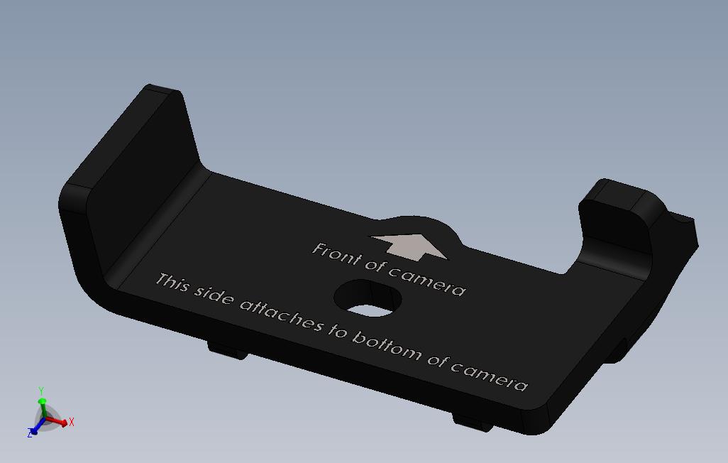 尼康d33s数码单反相机的防扭支架 Solidworks 2012 模型图纸免费下载 懒石网