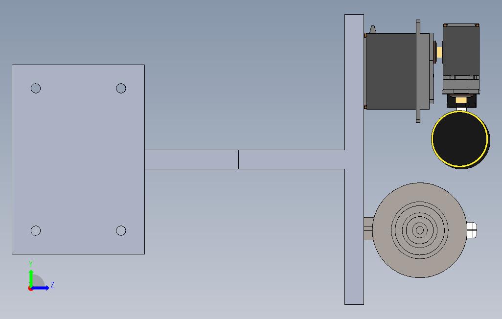 带摄像机的二自由度伺服模型solidworks 2016模型图纸免费下载 懒石网