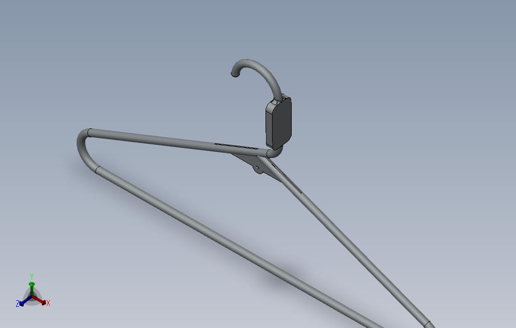 带间距标签的塑料衣架solidworks模型图纸免费下载 懒石网