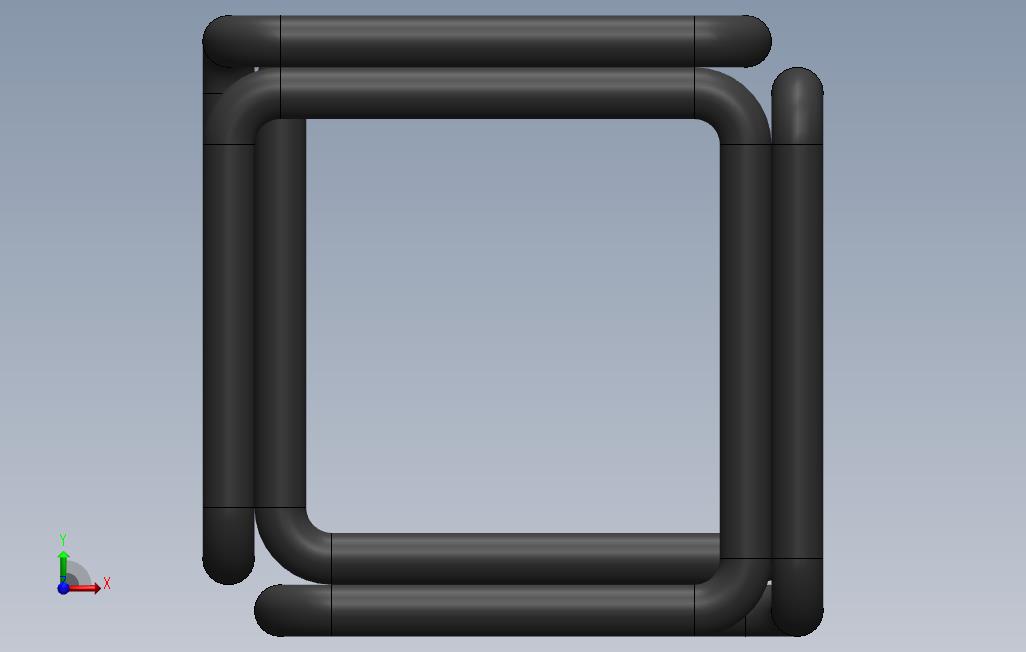 弯管立方体solidworks 2016模型图纸免费下载 懒石网