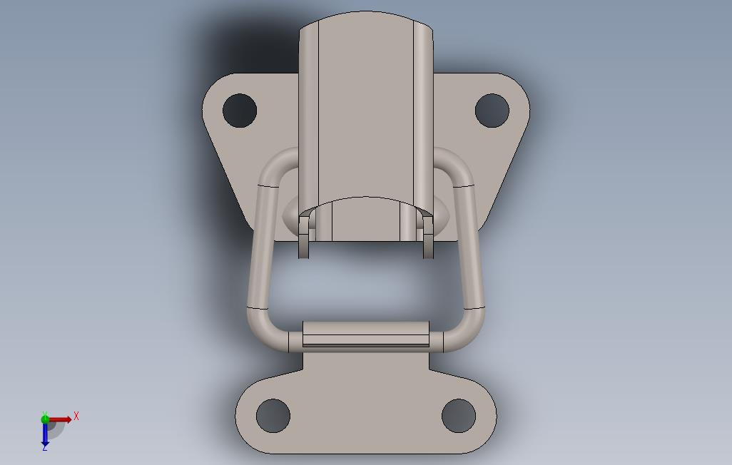 拨动闩锁solidworks 2018模型图纸免费下载 懒石网