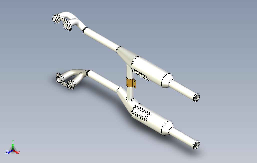 排气本田GL11_STEP_模型图纸免费下载 – 懒石网
