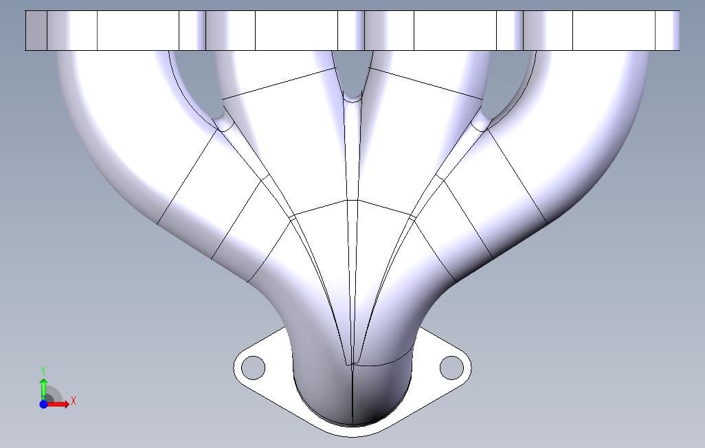 排气歧管123_CATIA_模型图纸免费下载 – 懒石网