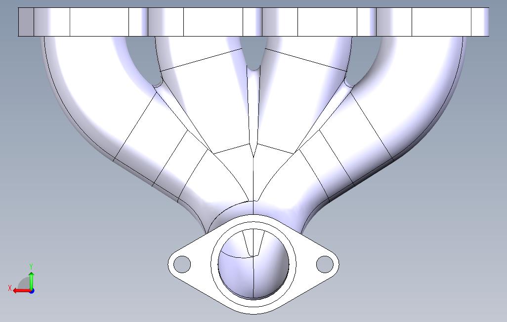 排气歧管123_CATIA_模型图纸免费下载 – 懒石网
