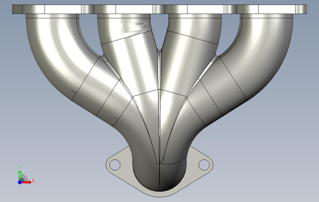 排气歧管123467_STEP_模型图纸免费下载 – 懒石网