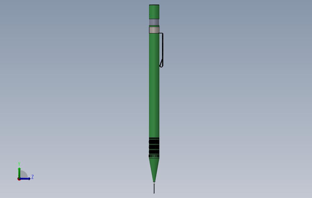 机械铅笔1solidworks 2016模型图纸免费下载 懒石网