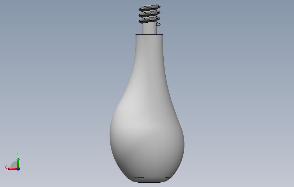 洗发水瓶1solidworks 2008模型图纸免费下载 懒石网