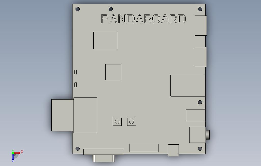 熊猫板ES_STEP_模型图纸免费下载 – 懒石网