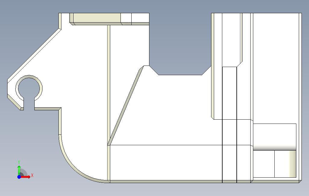 用于ender3endercr1千分表支架的sn1风扇导管step模型图纸免费下载 懒石网