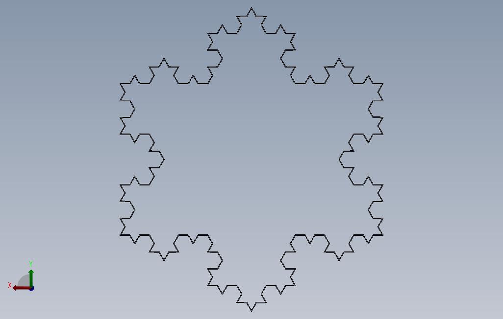 科赫曲线__模型图纸免费下载 – 懒石网