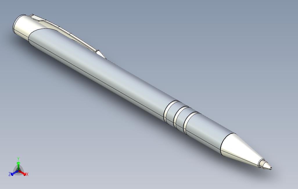 笔123467_STEP_模型图纸免费下载 – 懒石网