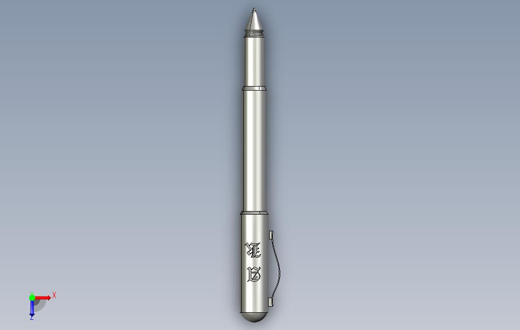 笔1234678_STEP_模型图纸免费下载 – 懒石网