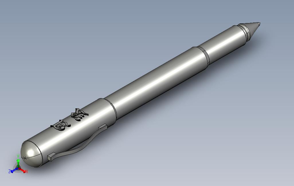 笔1234678_STEP_模型图纸免费下载 – 懒石网