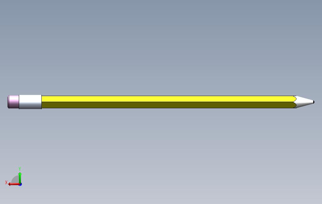简单的铅笔1solidworks 2012模型图纸免费下载 懒石网