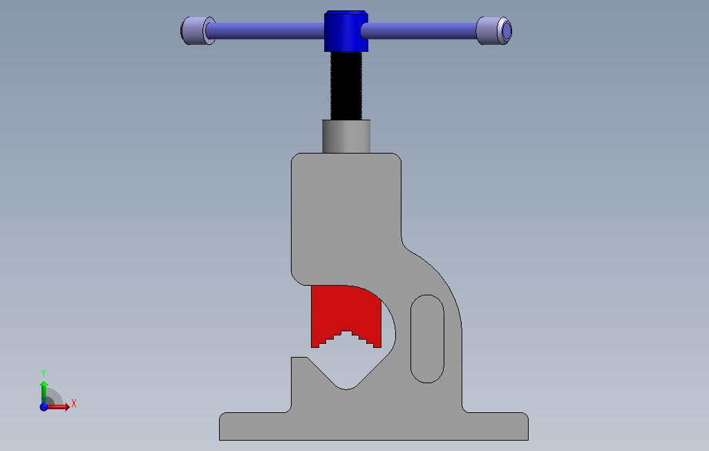 管虎钳1solidworks 2016模型图纸免费下载 懒石网
