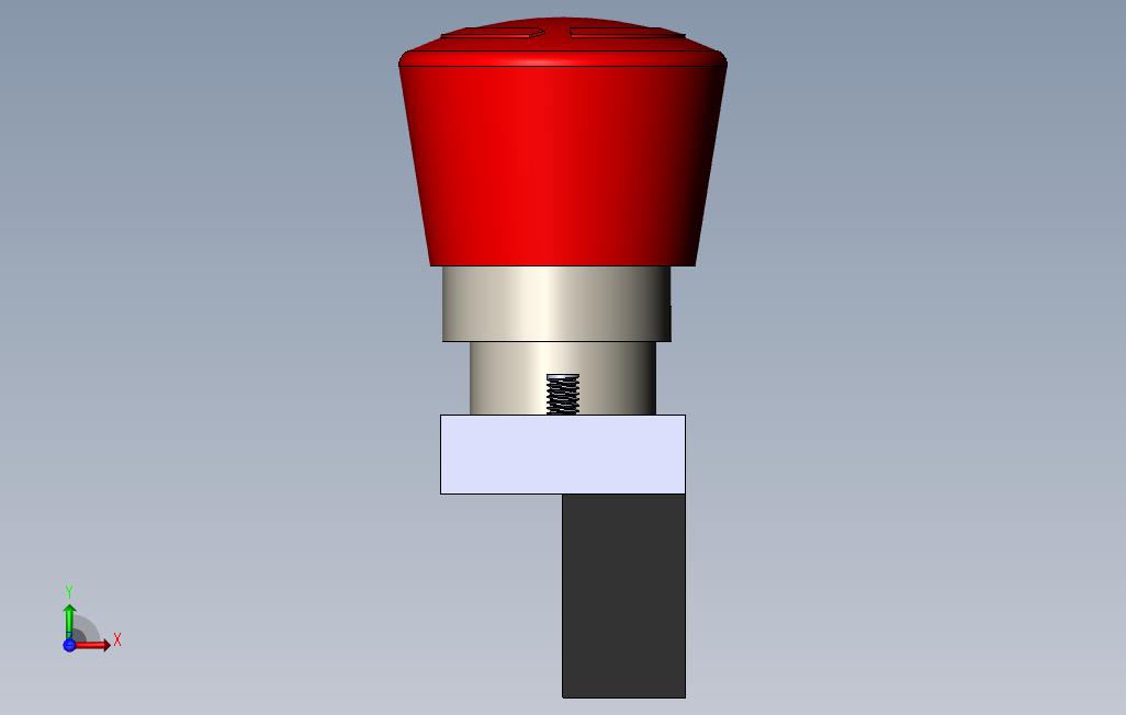 紧急停止按钮solidworks 2016模型图纸免费下载 懒石网