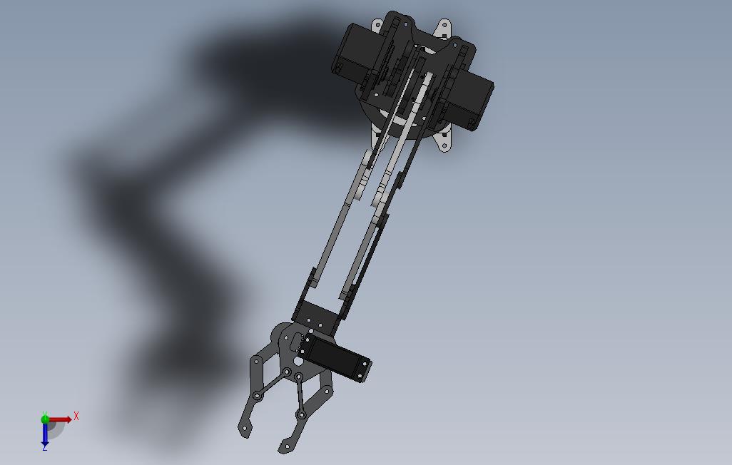组件机器人arm3dof带丙烯酸的机器人手臂3dofsolidworks 2013模型图纸免费下载 懒石网