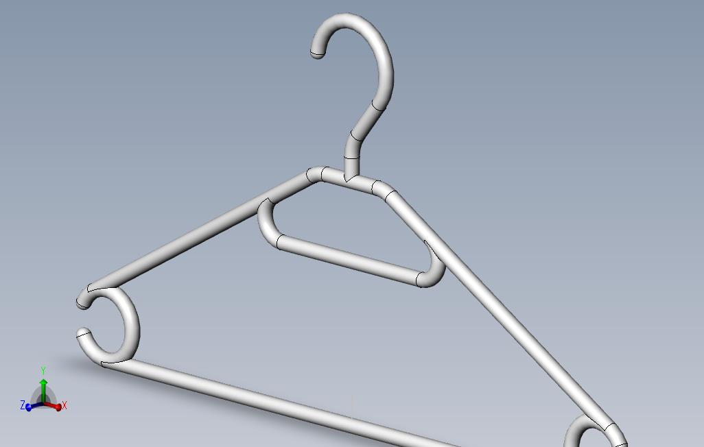 衣架123467solidworks 2010模型图纸免费下载 懒石网