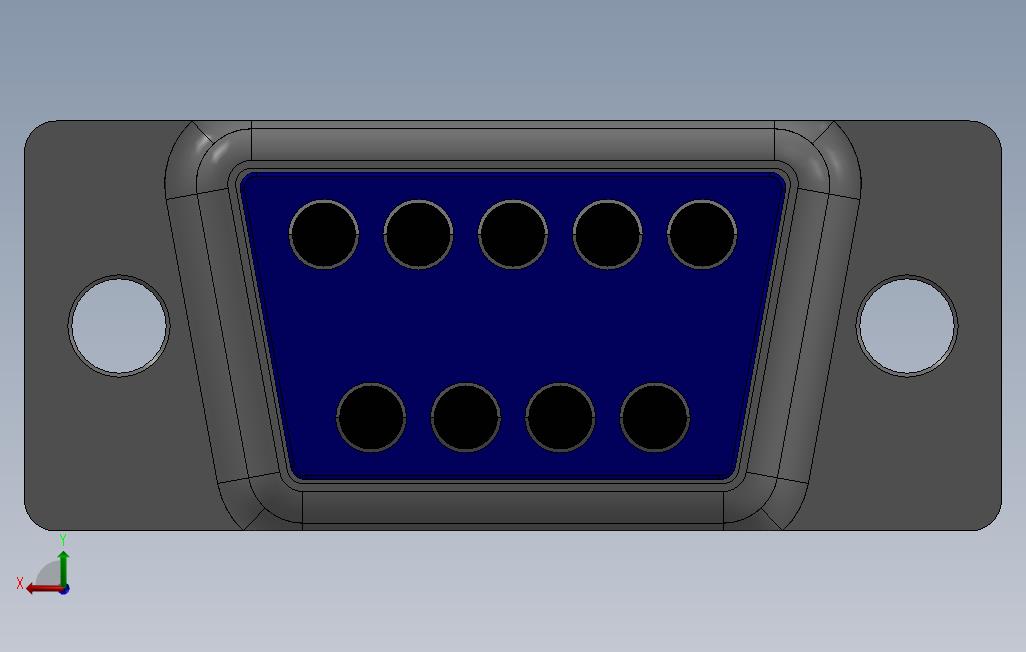 通信连接器solidworks 2013模型图纸免费下载 懒石网