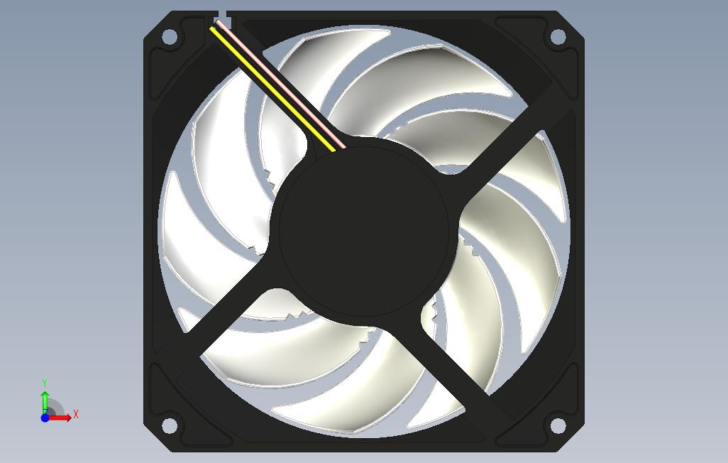 风扇12W格栅_Inventor_模型图纸免费下载 – 懒石网