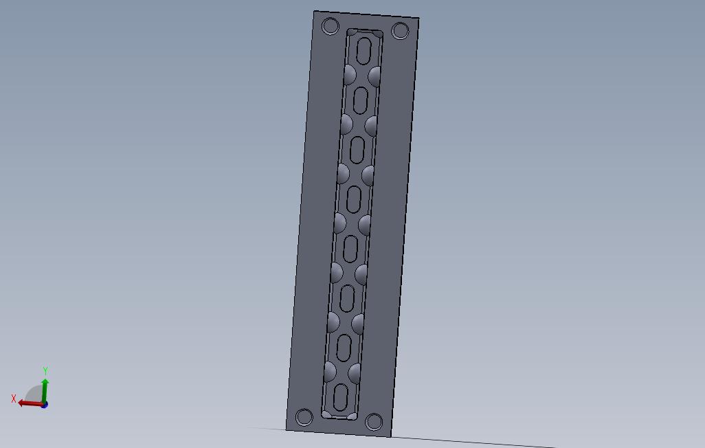 骨折钢板模具solidworks 2015模型图纸免费下载 懒石网