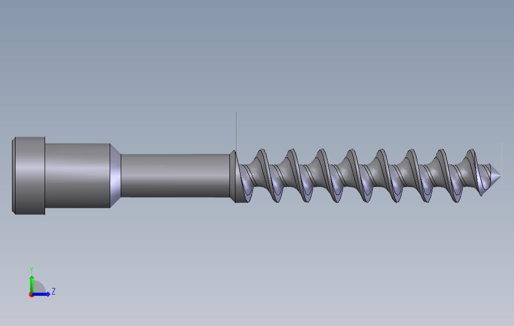 骨螺钉solidworks 2006模型图纸免费下载 懒石网