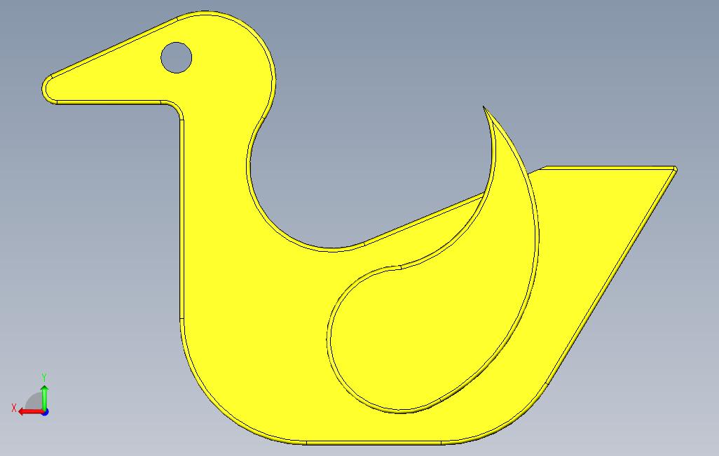 鸭子_Inventor_模型图纸免费下载 – 懒石网