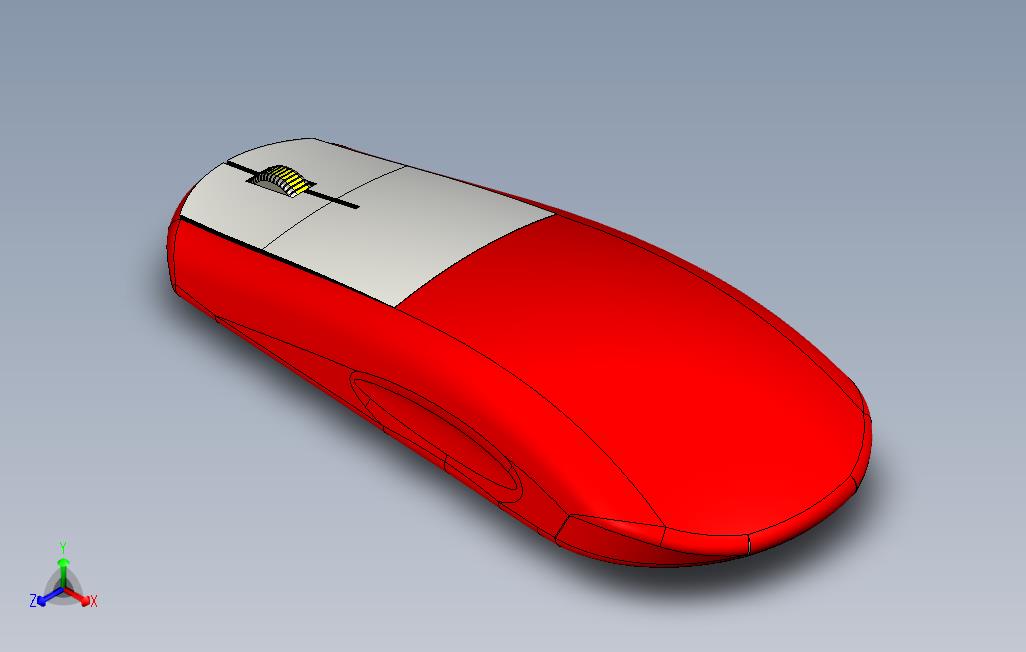 鼠标表面建模_UG_模型图纸免费下载 – 懒石网